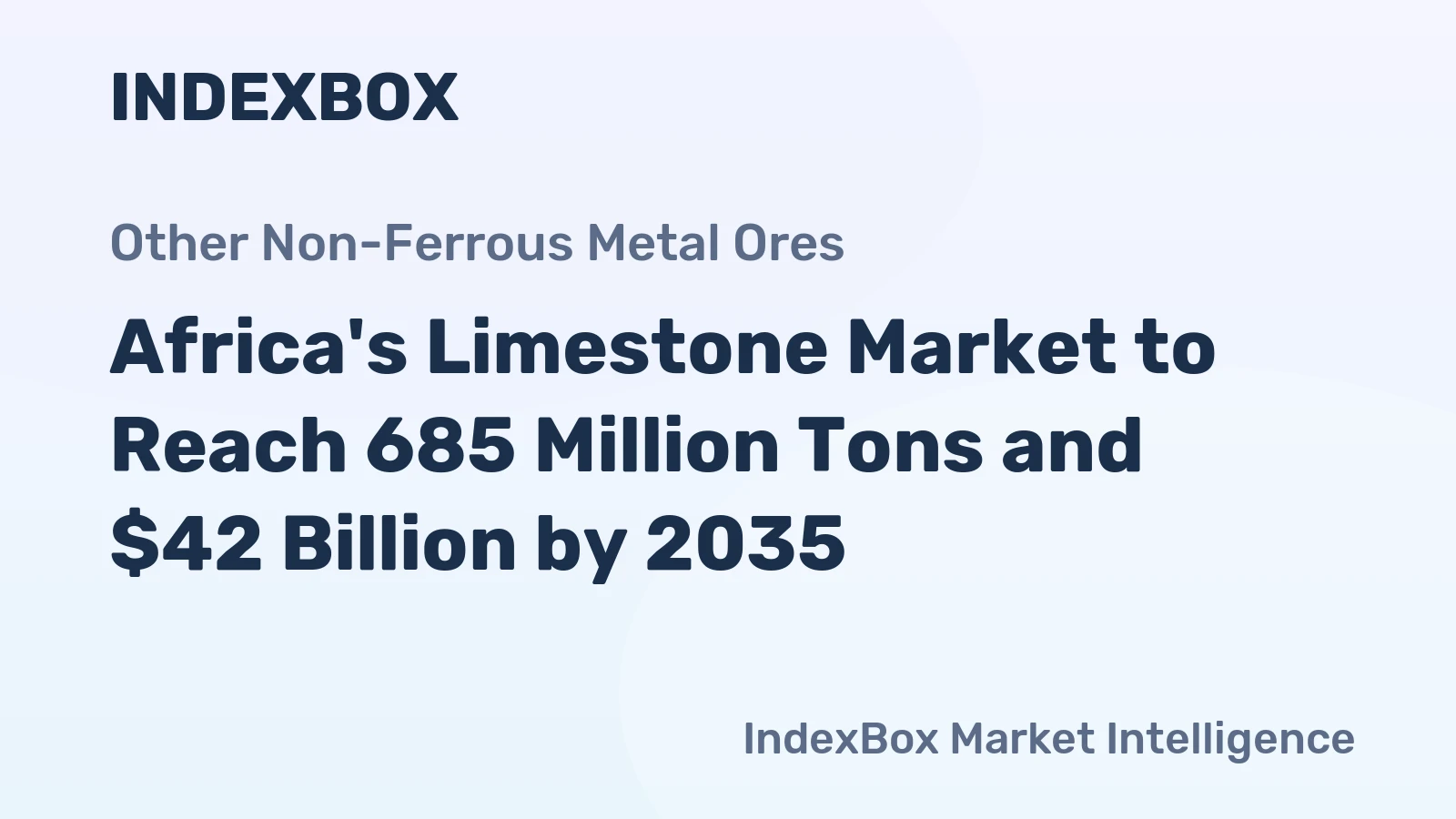 Africa's Limestone Market to Reach 685 Million Tons and $42 Billion by 2035