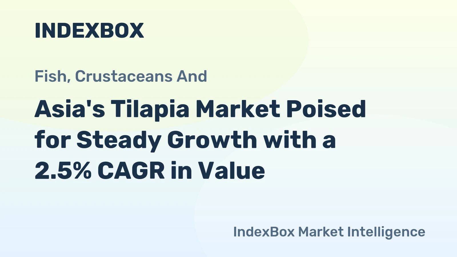 Asia's Tilapia Market Poised for Steady Growth with a 2.5% CAGR in Value