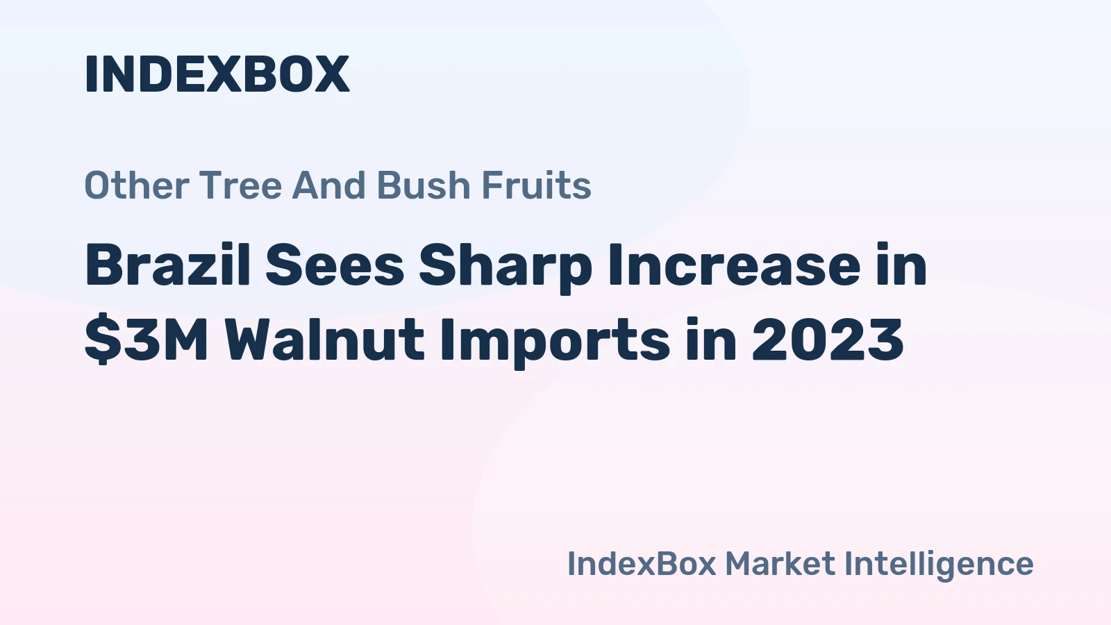 Brazil Sees Sharp Increase in $3M Walnut Imports in 2023