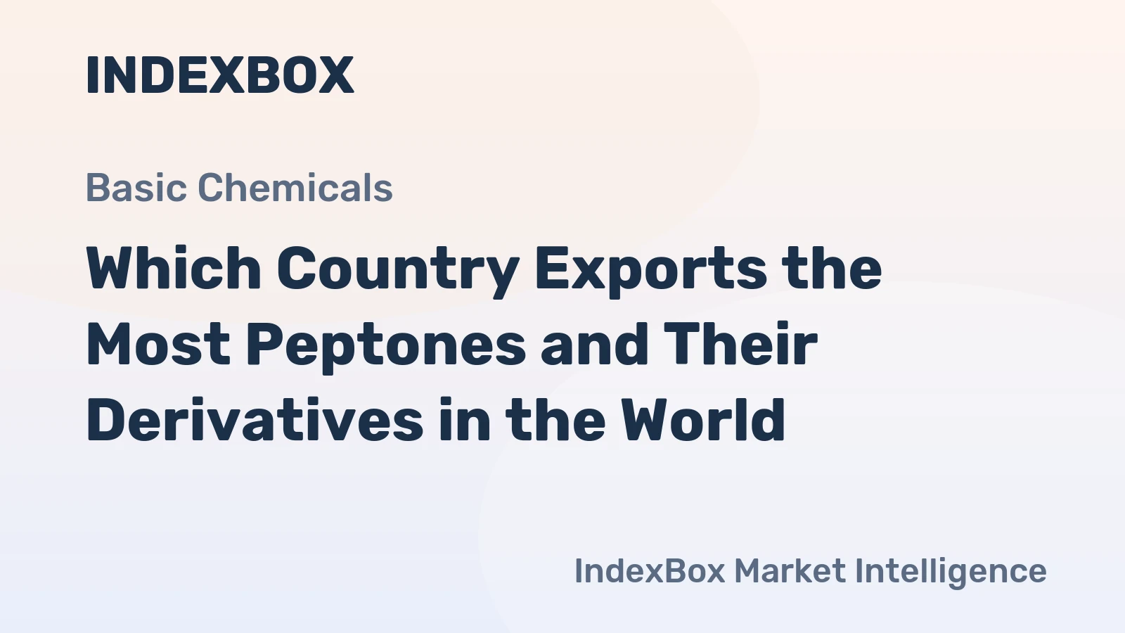 Which Country Exports the Most Peptones and Their Derivatives in the World?