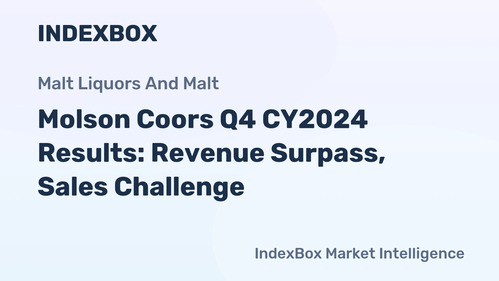 Molson Coors Q4 CY2024 Results: Revenue Surpass, Sales Challenge