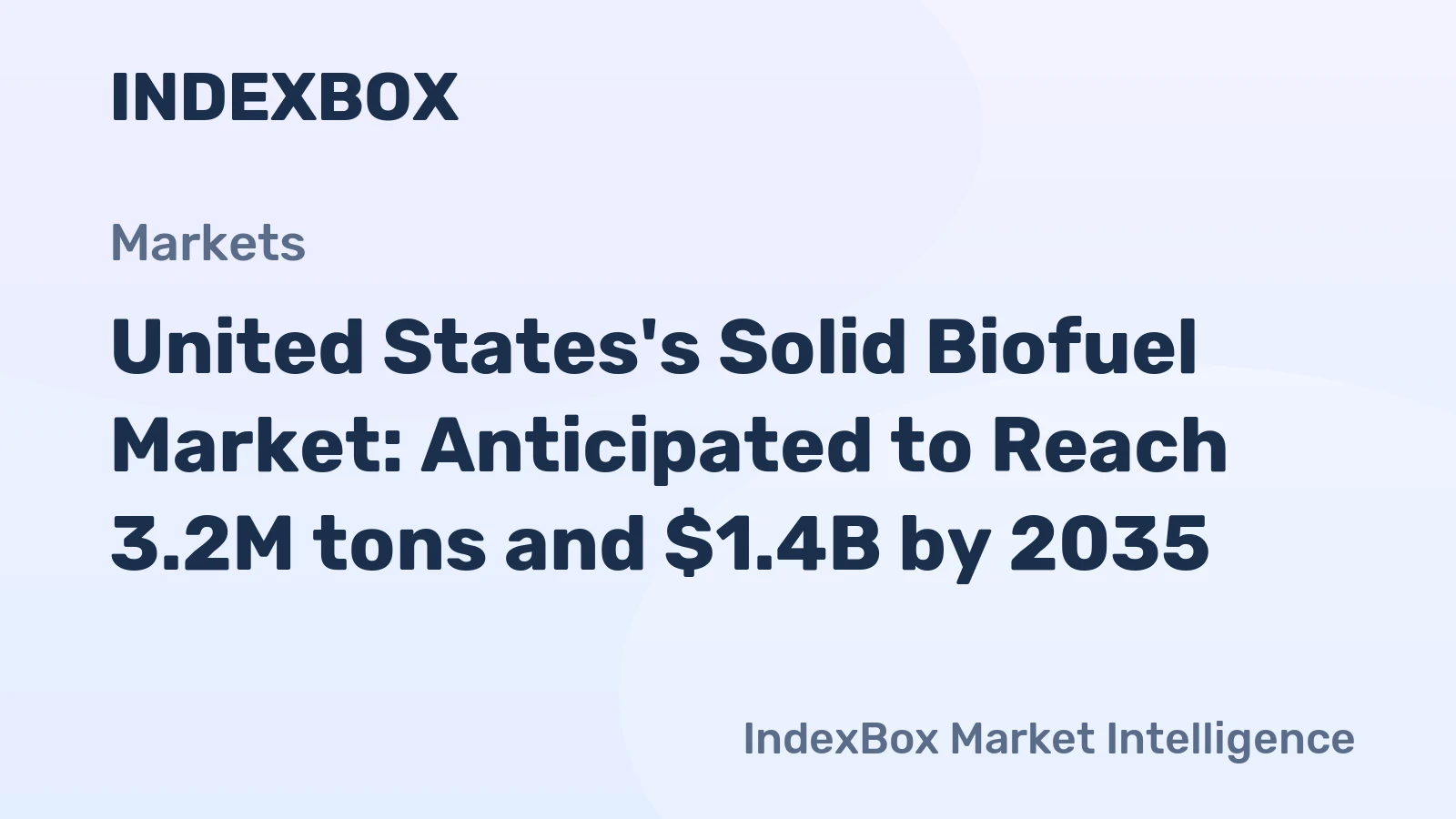 United States's Solid Biofuel Market: Anticipated to Reach 3.2M tons and $1.4B by 2035