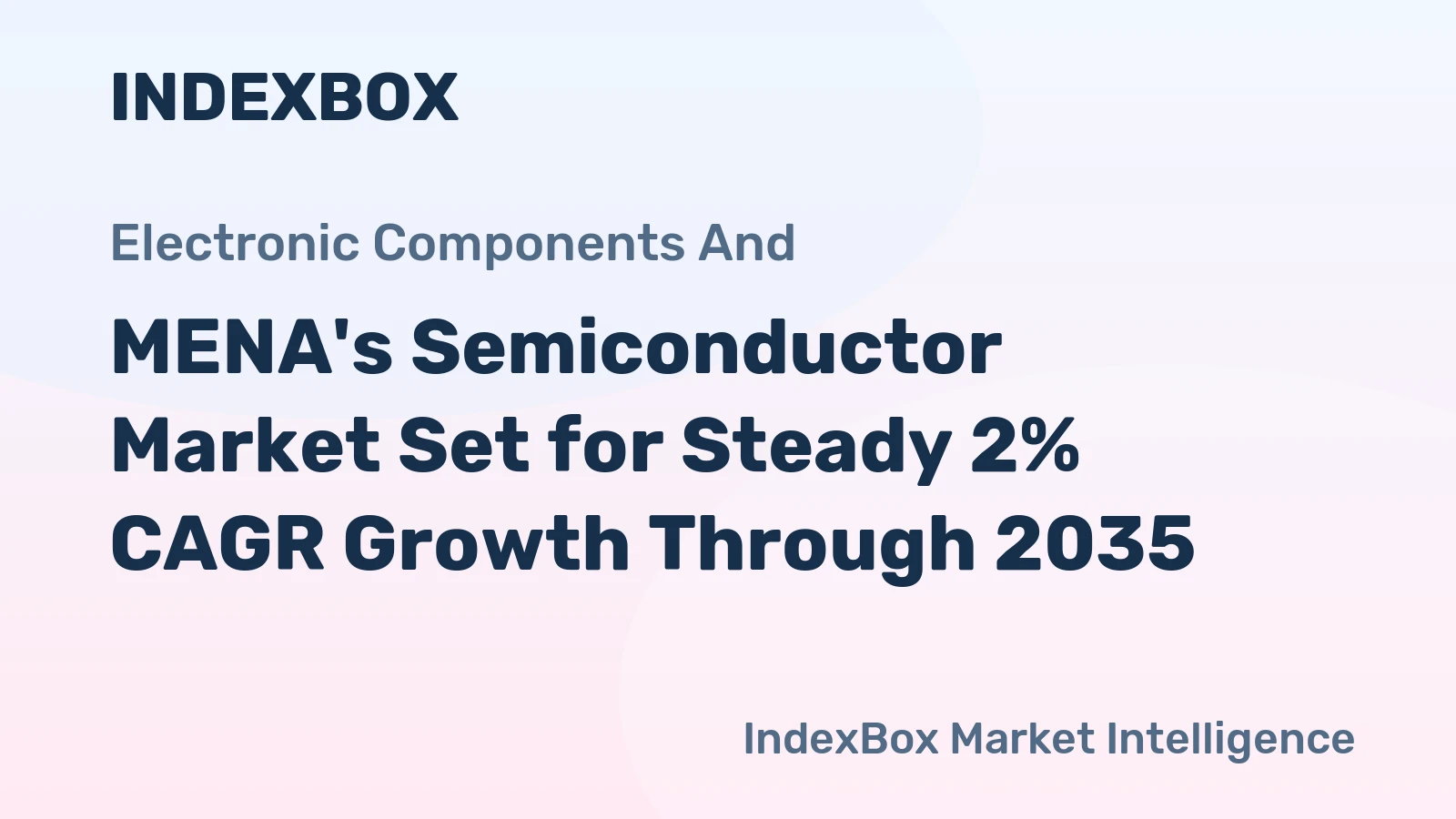 MENA's Semiconductor Market Set for Steady 2% CAGR Growth Through 2035