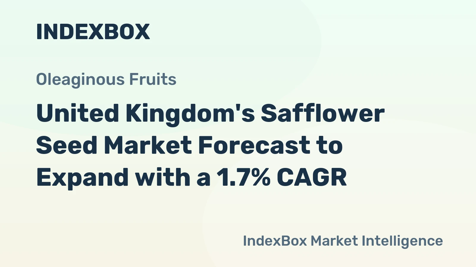 United Kingdom's Safflower Seed Market Forecast to Expand with a 1.7% CAGR