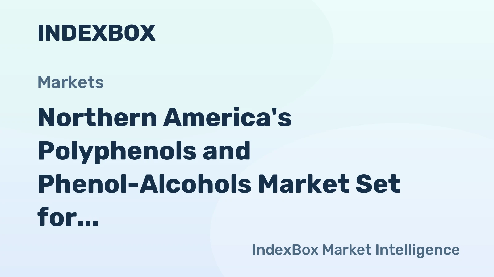 Northern America's Polyphenols and Phenol-Alcohols Market Set for Growth to 36K Tons Valued at $306M