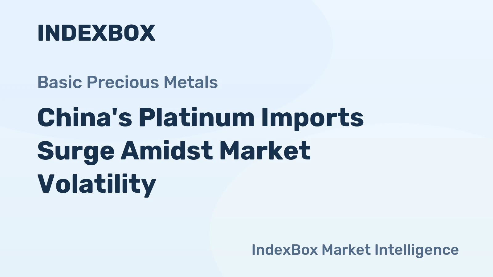 China's Platinum Imports Surge Amidst Market Volatility