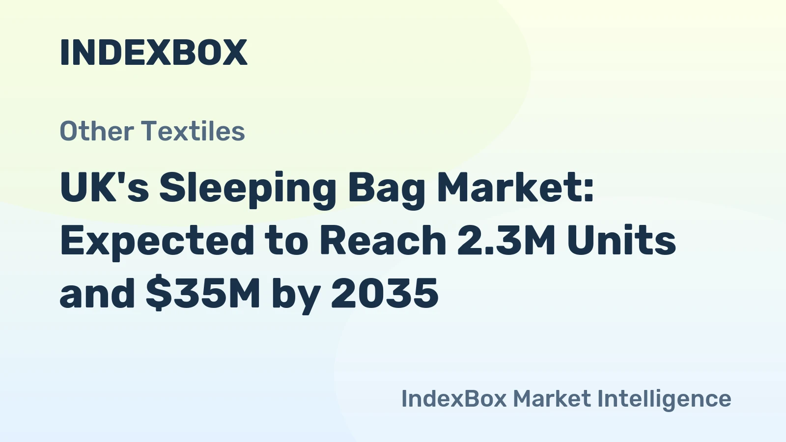 UK's Sleeping Bag Market: Expected to Reach 2.3M Units and $35M by 2035