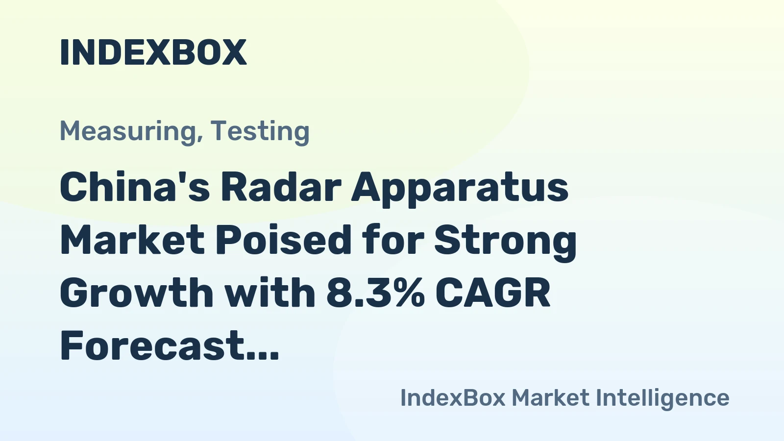 China's Radar Apparatus Market Poised for Strong Growth with 8.3% CAGR Forecast Through 2035