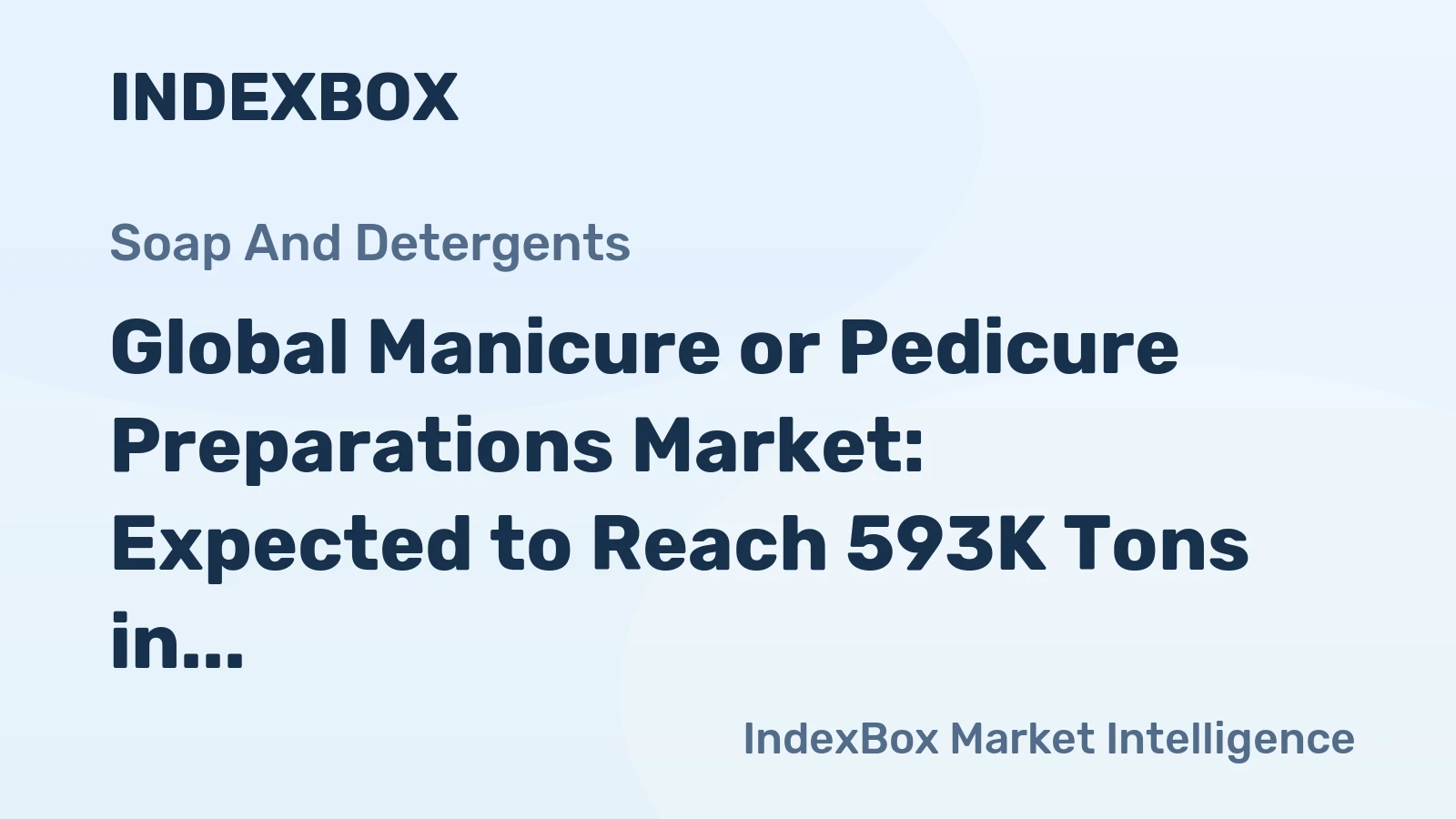 Global Manicure or Pedicure Preparations Market: Expected to Reach 593K Tons in Volume and $8B in Value by 2035