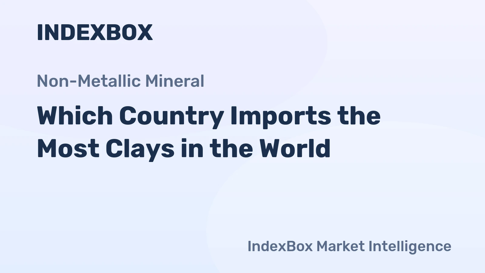 Which Country Imports the Most Clays in the World?