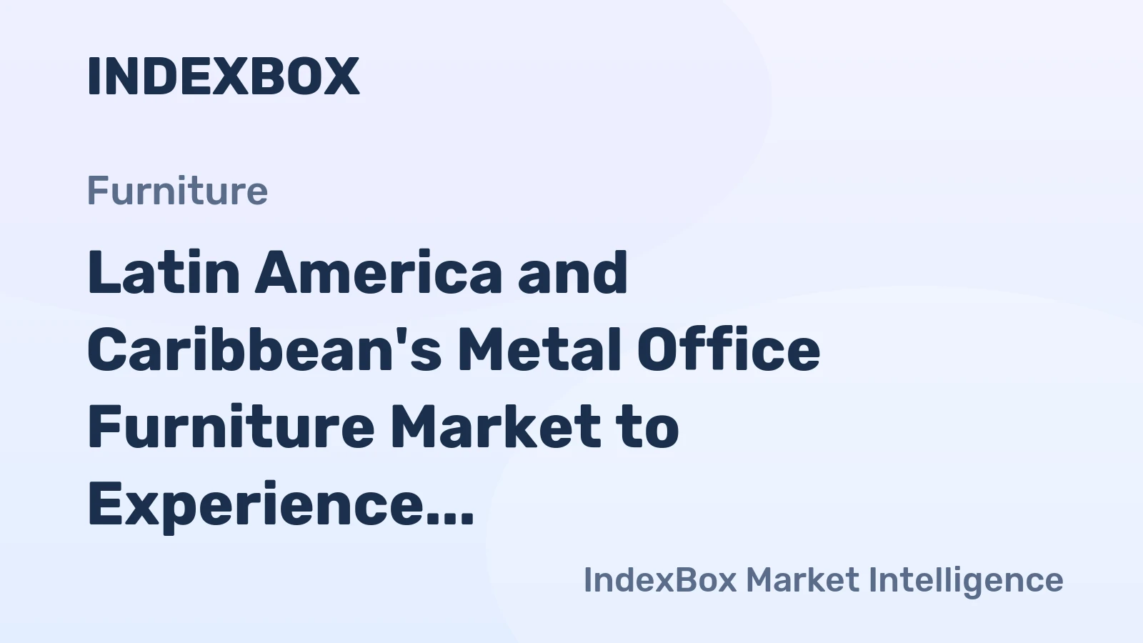Latin America and Caribbean's Metal Office Furniture Market to Experience Gradual Growth with CAGR of +0.7% from 2024 to 2035
