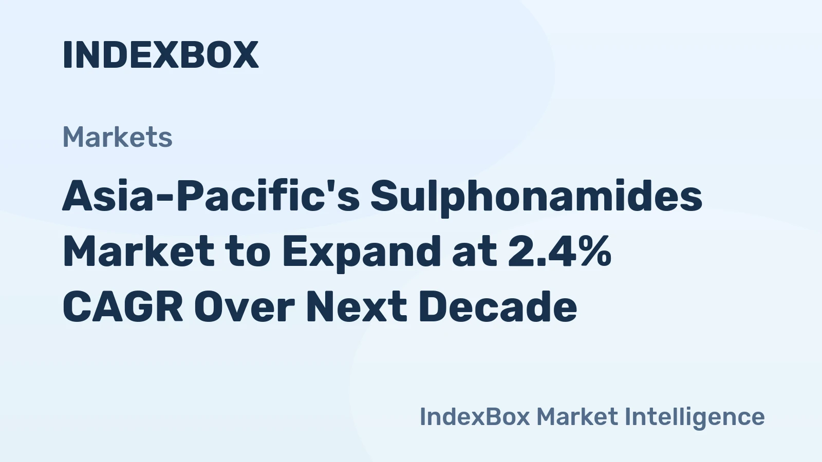 Asia-Pacific's Sulphonamides Market to Expand at 2.4% CAGR Over Next Decade