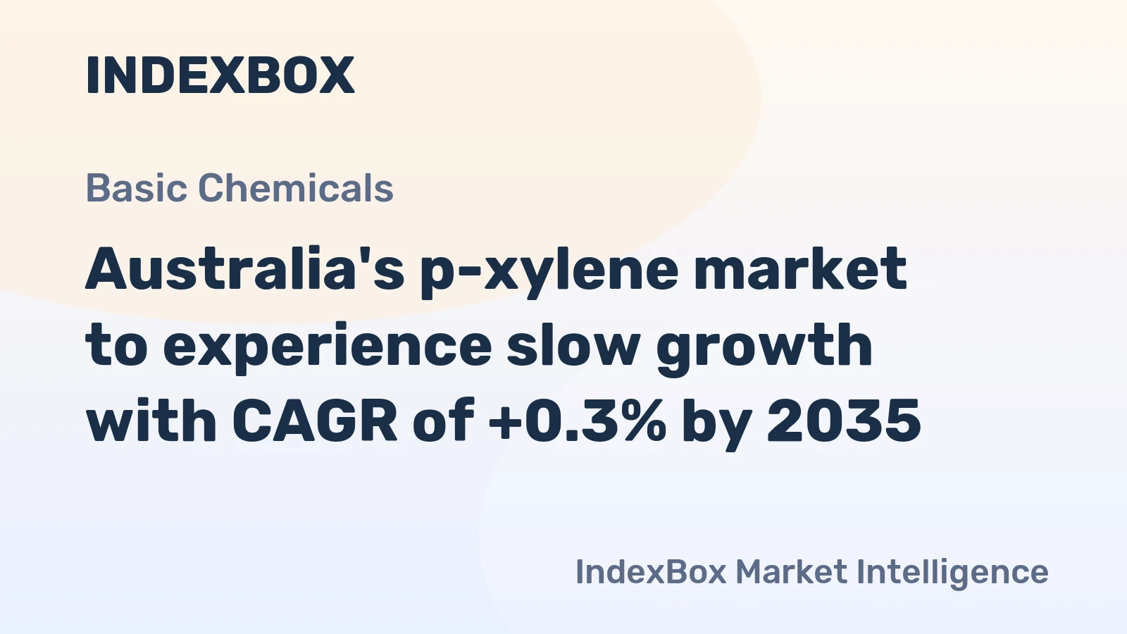 Australia's p-xylene market to experience slow growth with CAGR of +0.3% by 2035