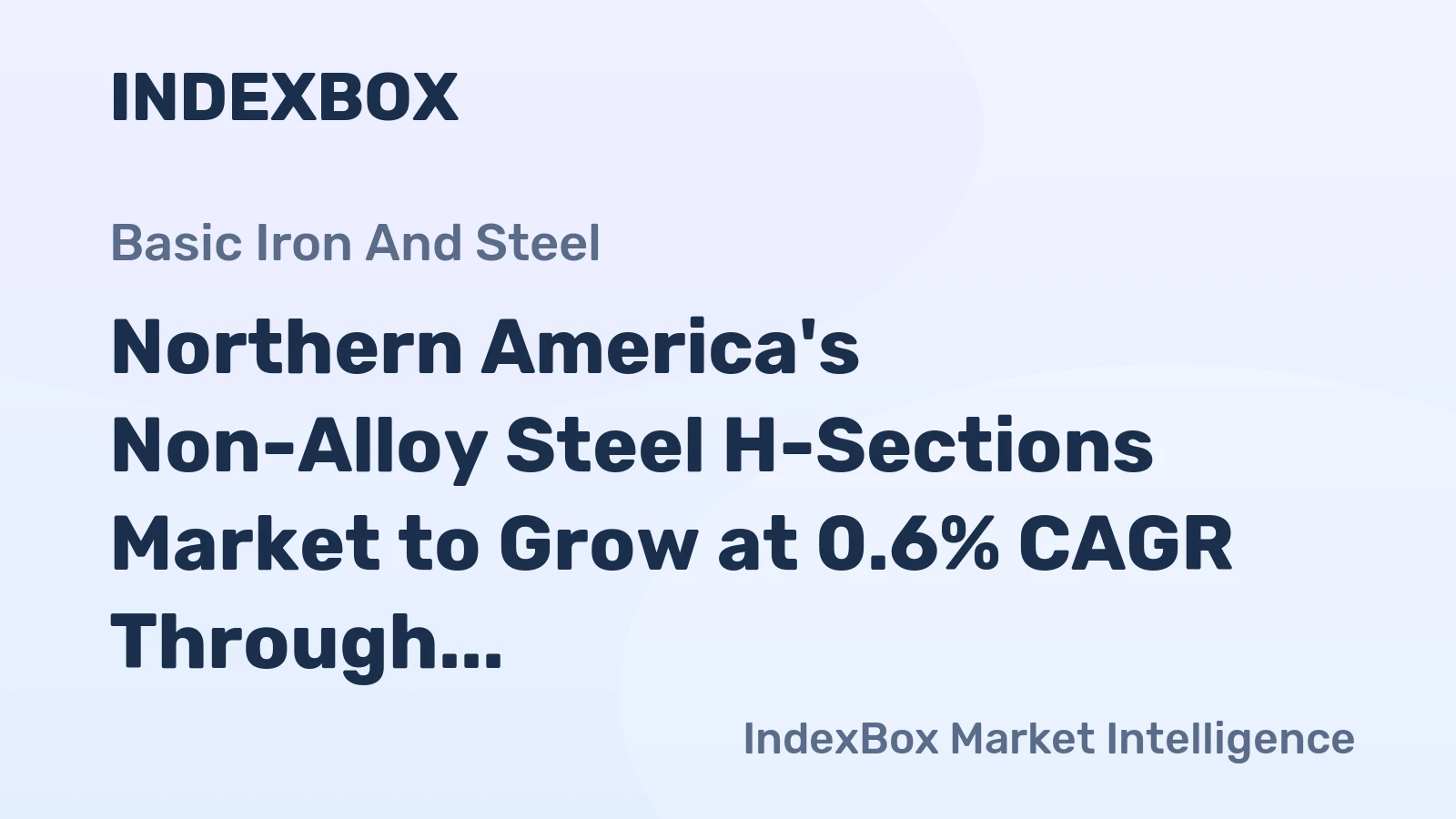 Northern America's Non-Alloy Steel H-Sections Market to Grow at 0.6% CAGR Through 2035