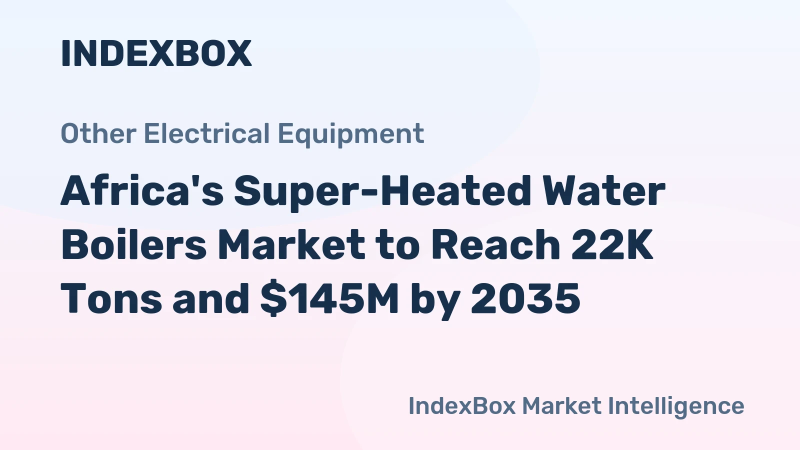 Africa's Super-Heated Water Boilers Market to Reach 22K Tons and $145M by 2035