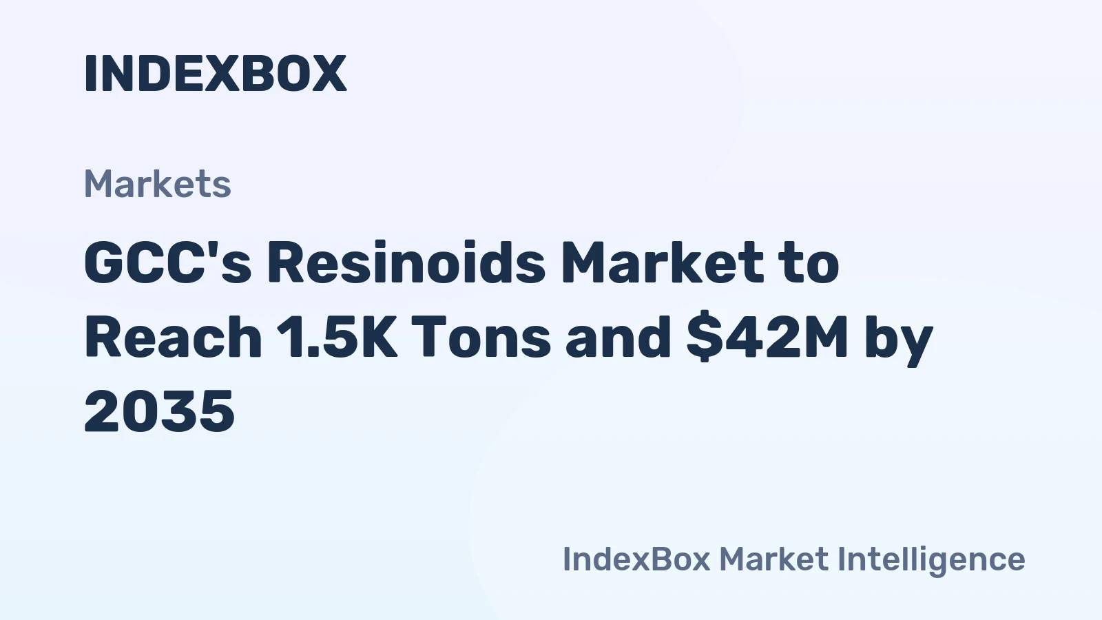GCC's Resinoids Market to Reach 1.5K Tons and $42M by 2035