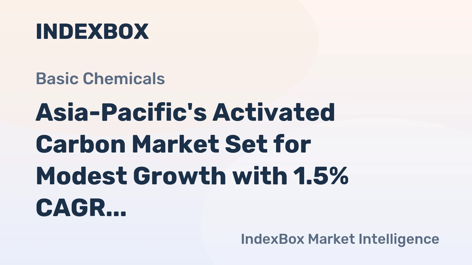 Asia-Pacific's Activated Carbon Market Set for Modest Growth with 1.5% CAGR Through 2035