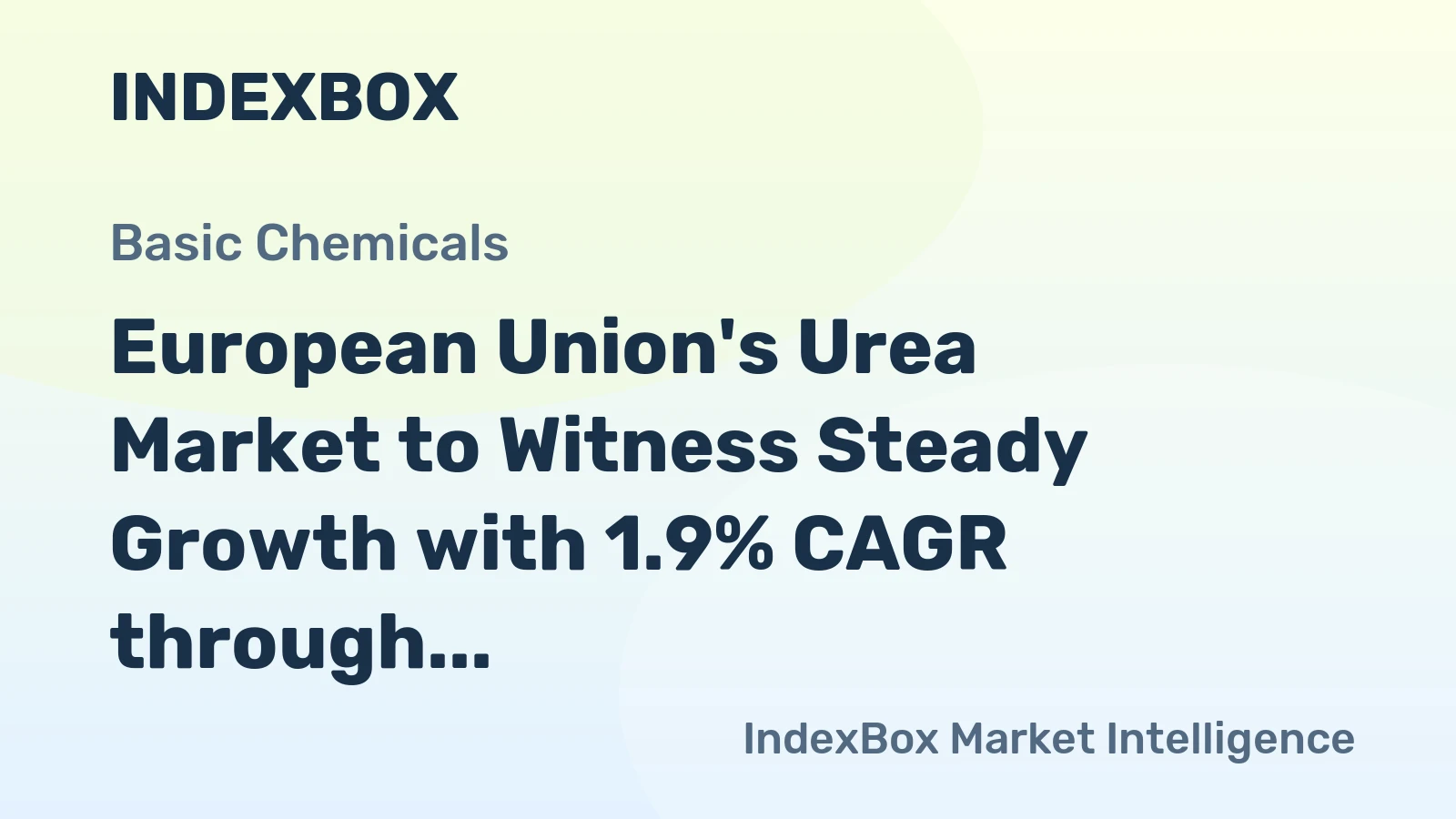 European Union's Urea Market to Witness Steady Growth with 1.9% CAGR through 2035