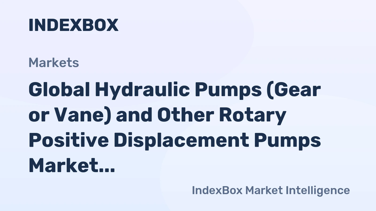 Global Hydraulic Pumps (Gear or Vane) and Other Rotary Positive Displacement Pumps Market to Witness Steady Growth with a CAGR of +0.9% from 2024 to 2035
