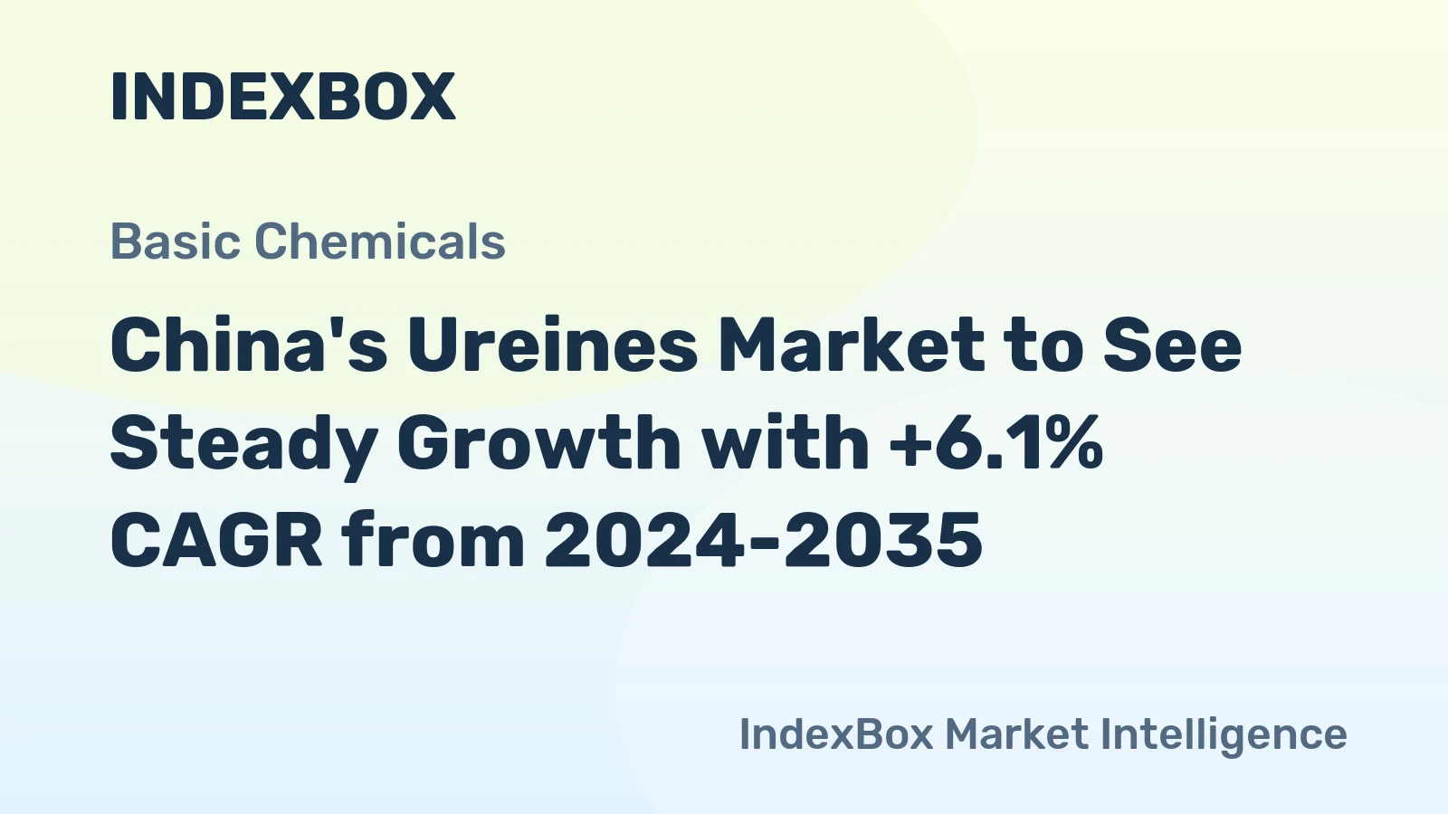 China's Ureines Market to See Steady Growth with +6.1% CAGR from 2024-2035