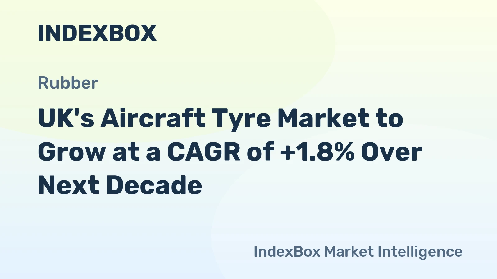 UK's Aircraft Tyre Market to Grow at a CAGR of +1.8% Over Next Decade
