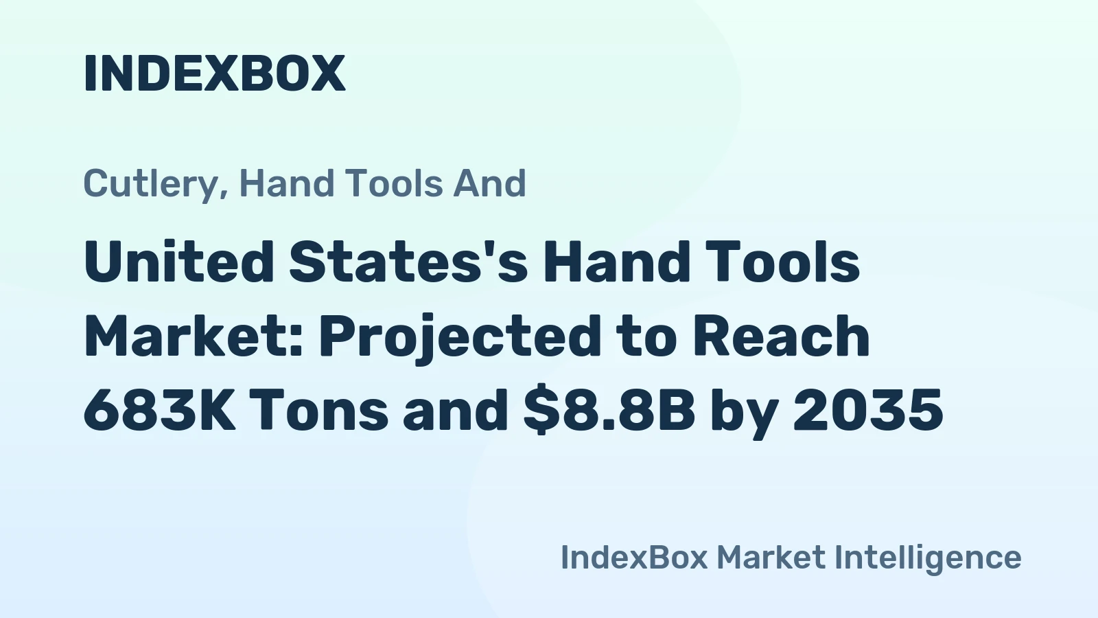 United States's Hand Tools Market: Projected to Reach 683K Tons and $8.8B by 2035