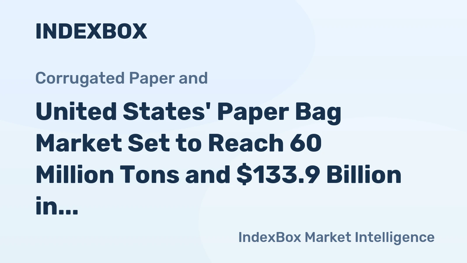 United States' Paper Bag Market Set to Reach 60 Million Tons and $133.9 Billion in Value by 2035