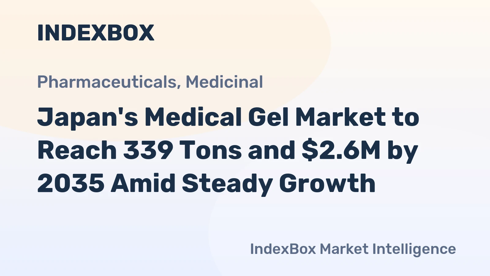 Japan's Medical Gel Market to Reach 339 Tons and $2.6M by 2035 Amid Steady Growth