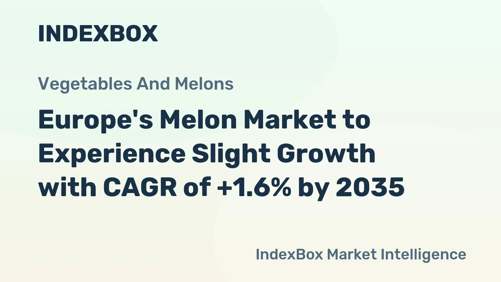 Europe's Melon Market to Experience Slight Growth with CAGR of +1.6% by 2035