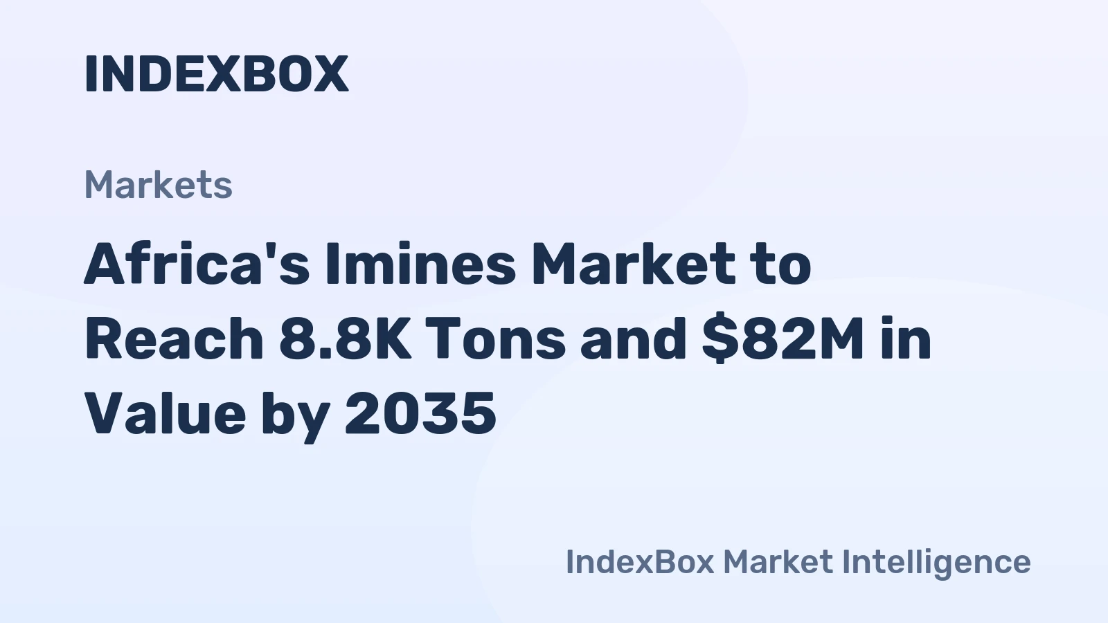 Africa's Imines Market to Reach 8.8K Tons and $82M in Value by 2035