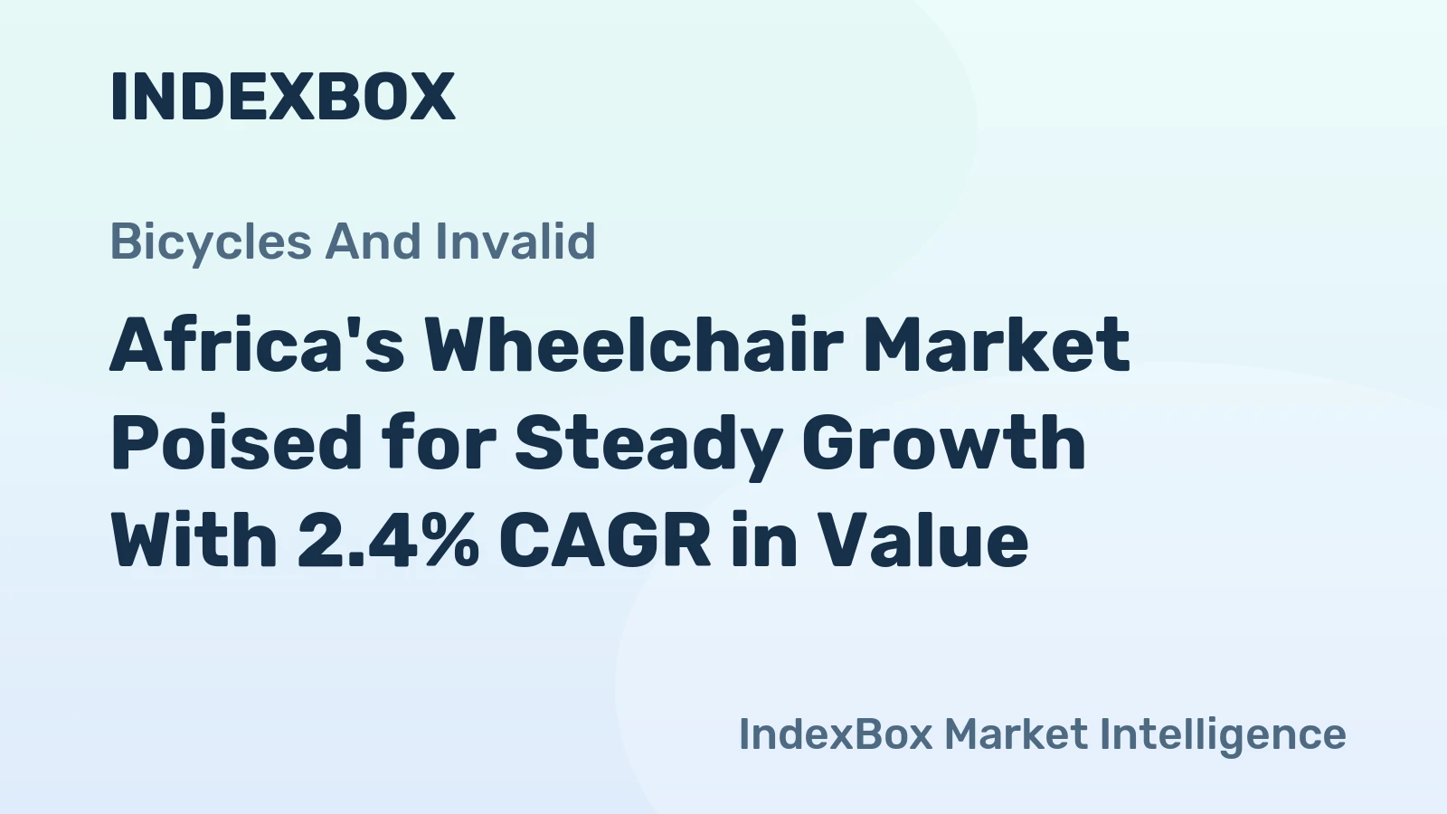 Africa's Wheelchair Market Poised for Steady Growth With 2.4% CAGR in Value