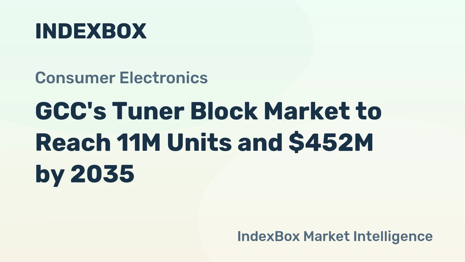 GCC's Tuner Block Market to Reach 11M Units and $452M by 2035