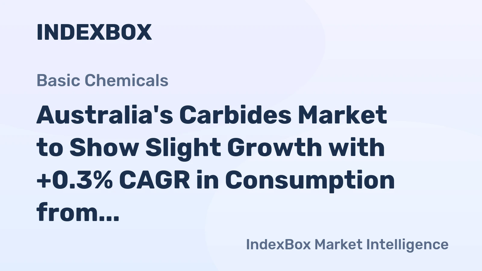 Australia's Carbides Market to Show Slight Growth with +0.3% CAGR in Consumption from 2024 to 2035