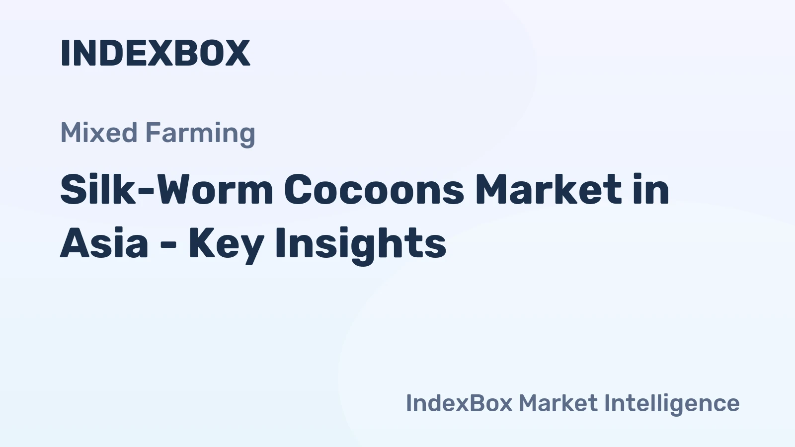 Silk-Worm Cocoons Market in Asia - Key Insights