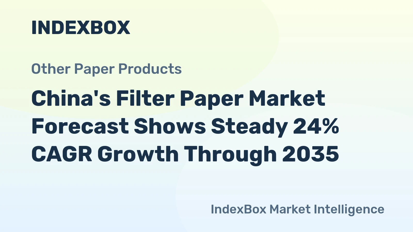 China's Filter Paper Market Forecast Shows Steady 24% CAGR Growth Through 2035