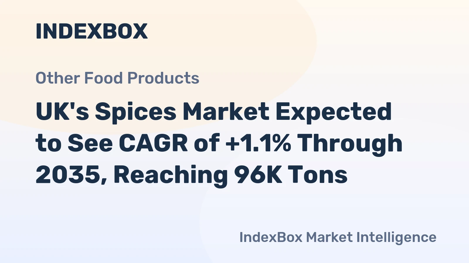 UK's Spices Market Expected to See CAGR of +1.1% Through 2035, Reaching 96K Tons