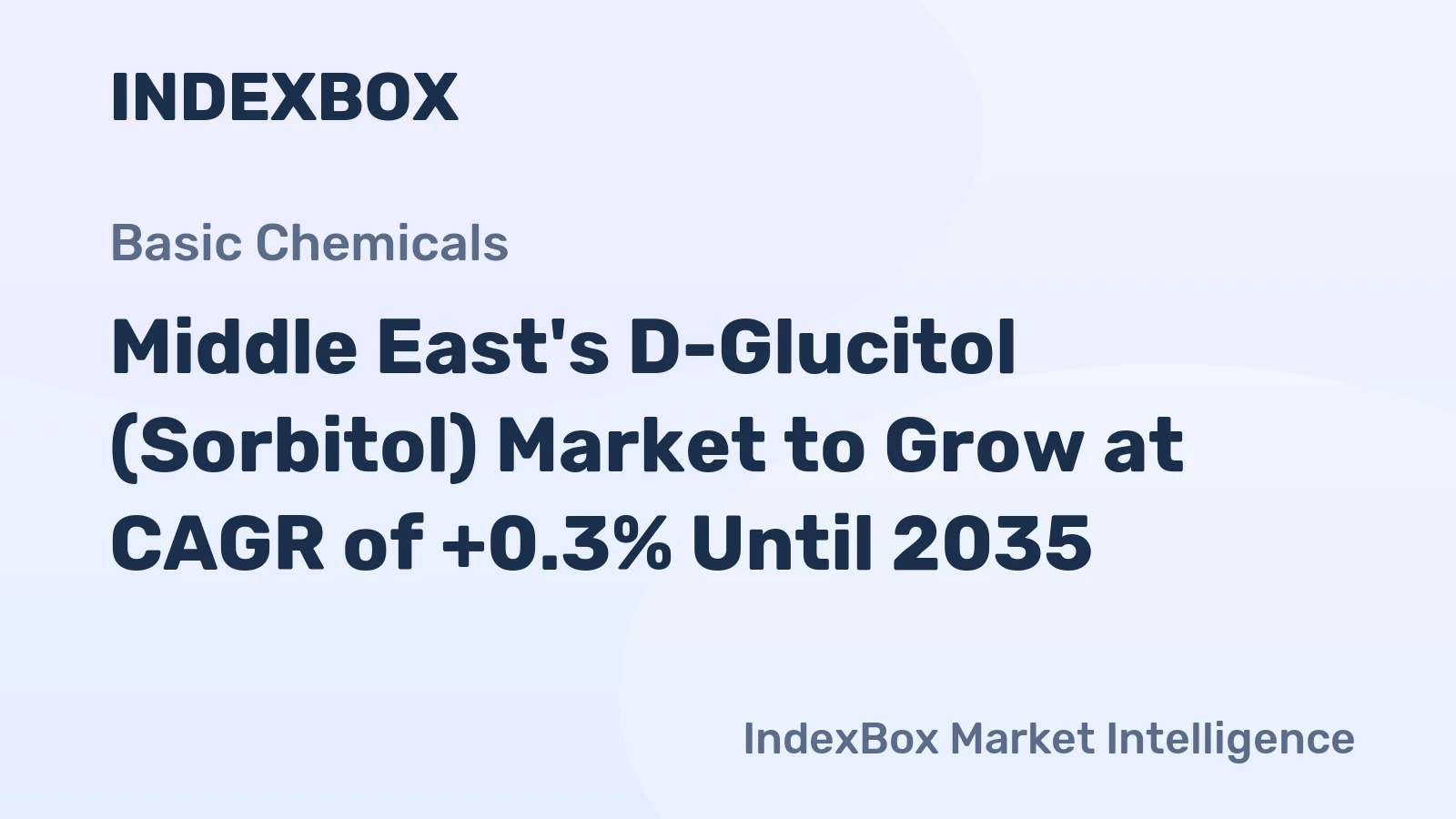 Middle East's D-Glucitol (Sorbitol) Market to Grow at CAGR of +0.3% Until 2035