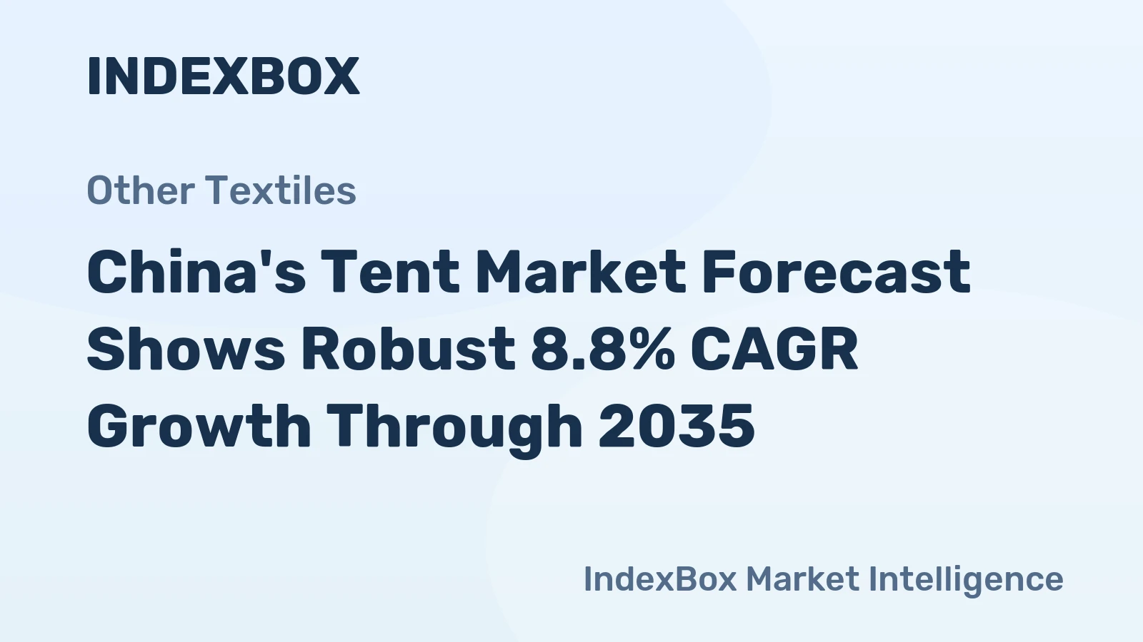 China's Tent Market Forecast Shows Robust 8.8% CAGR Growth Through 2035