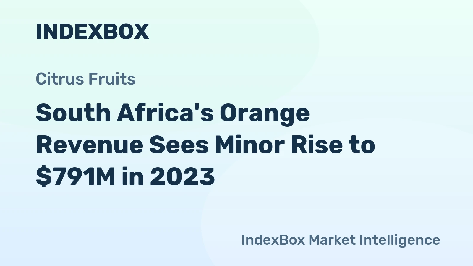 South Africa's Orange Revenue Sees Minor Rise to $791M in 2023