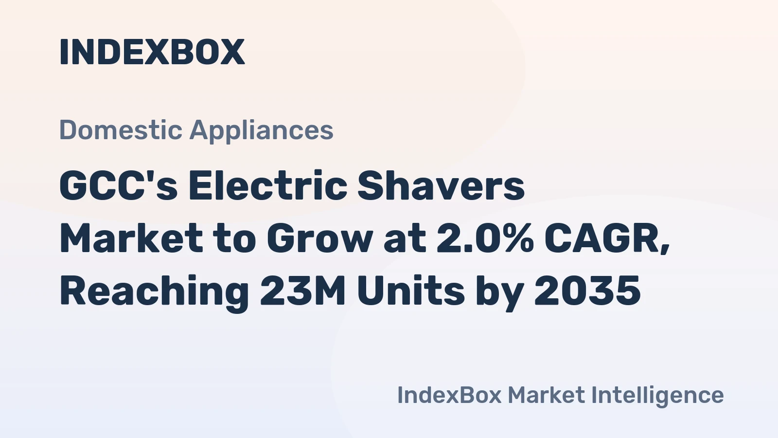 GCC's Electric Shavers Market to Grow at 2.0% CAGR, Reaching 23M Units by 2035