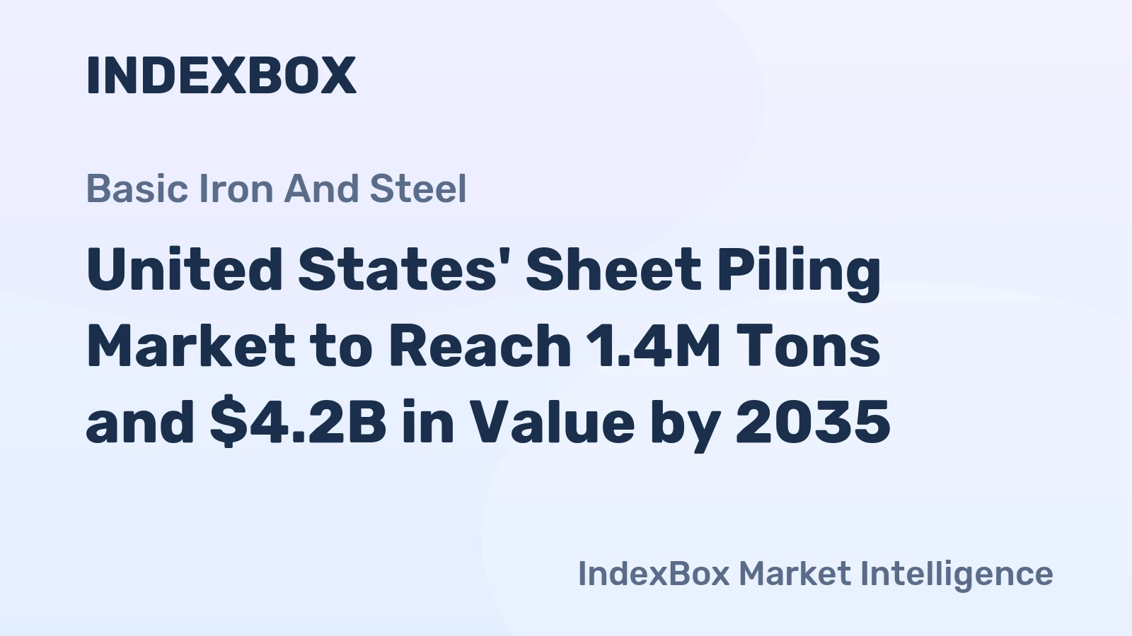 United States' Sheet Piling Market to Reach 1.4M Tons and $4.2B in Value by 2035