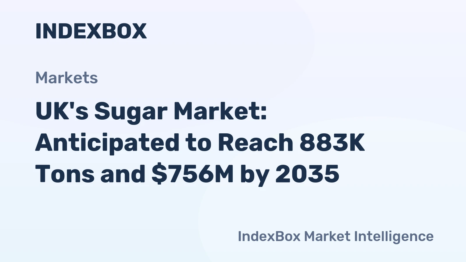 UK's Sugar Market: Anticipated to Reach 883K Tons and $756M by 2035