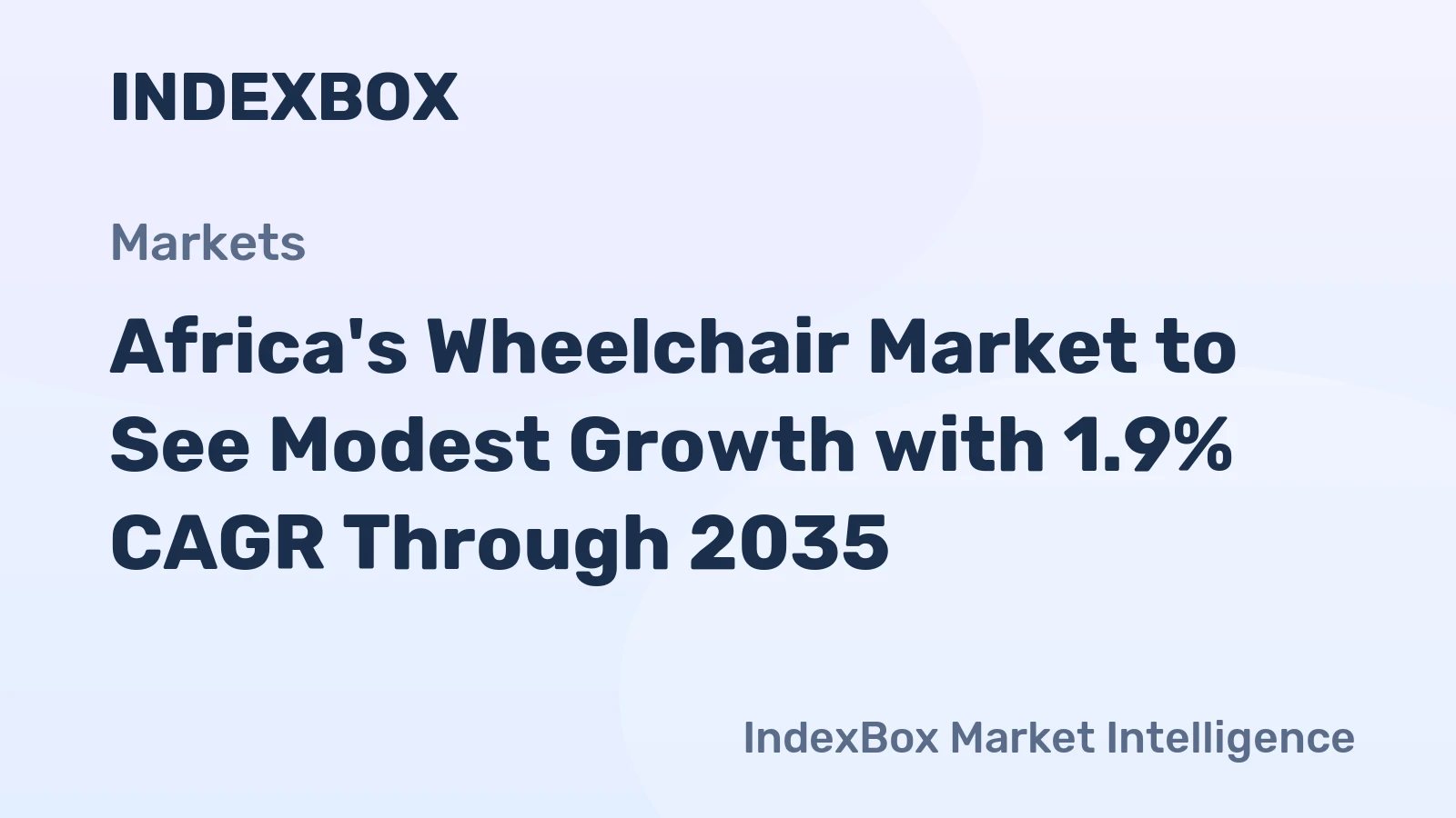 Africa's Wheelchair Market to See Modest Growth with 1.9% CAGR Through 2035