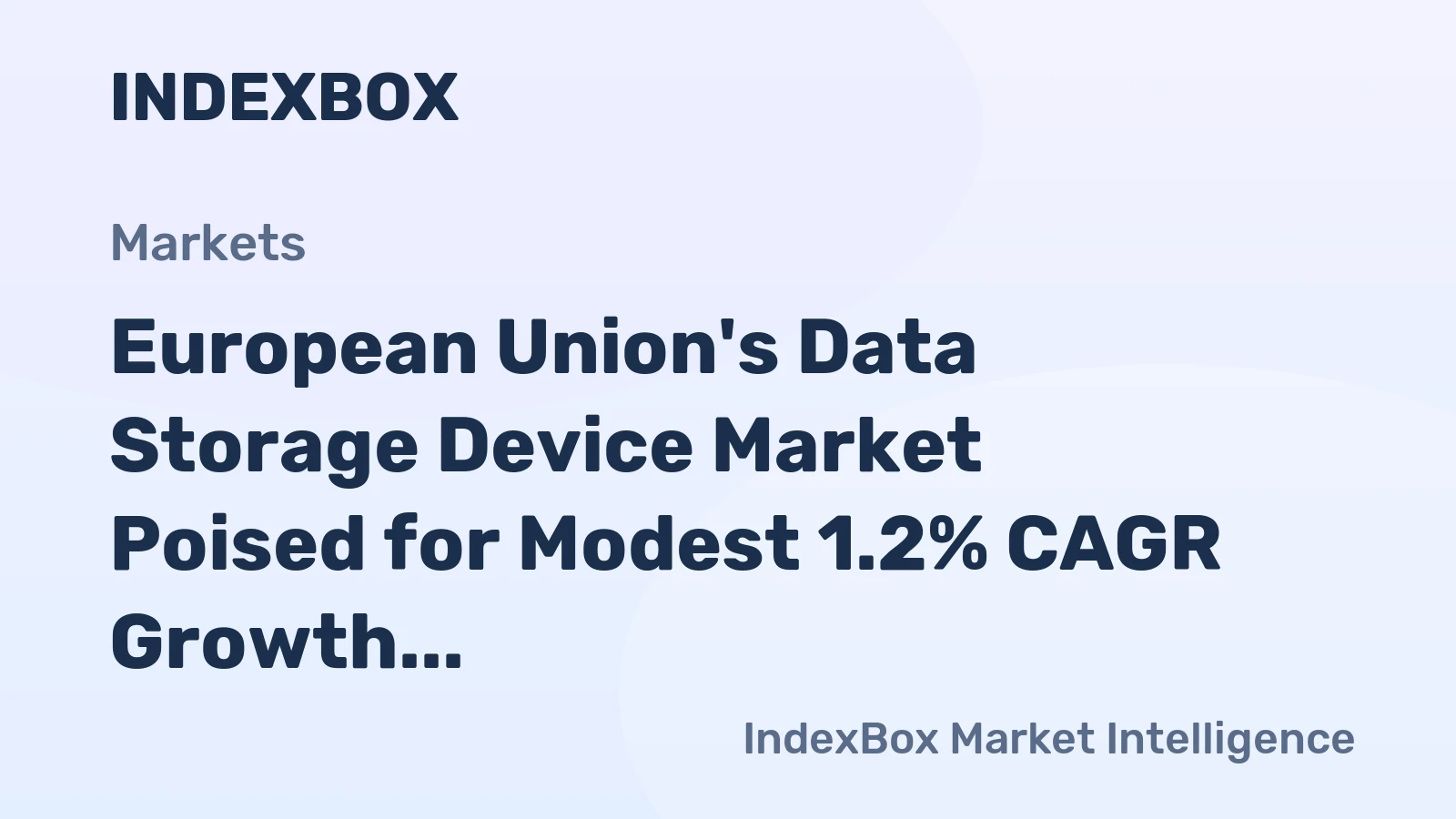 European Union's Data Storage Device Market Poised for Modest 1.2% CAGR Growth Through 2035