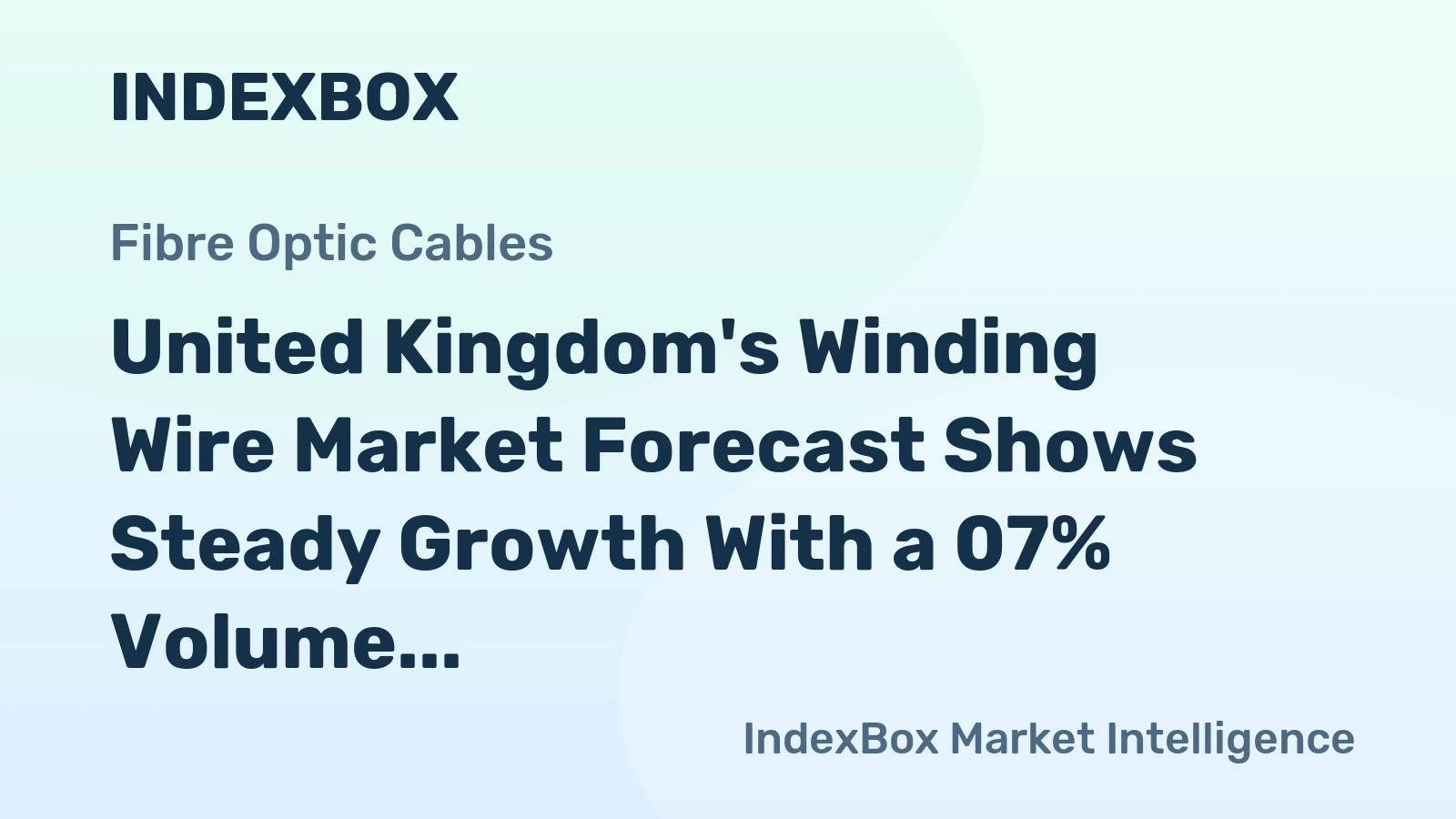 United Kingdom's Winding Wire Market Forecast Shows Steady Growth With a 07% Volume CAGR Through 2035