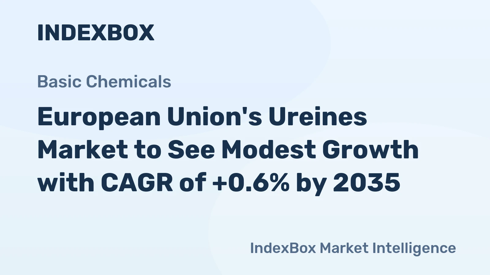 European Union's Ureines Market to See Modest Growth with CAGR of +0.6% by 2035