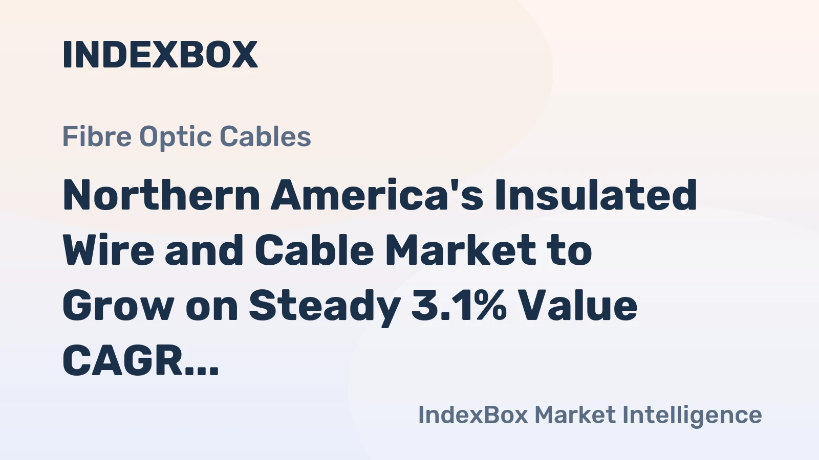 Northern America's Insulated Wire and Cable Market to Grow on Steady 3.1% Value CAGR Through 2035