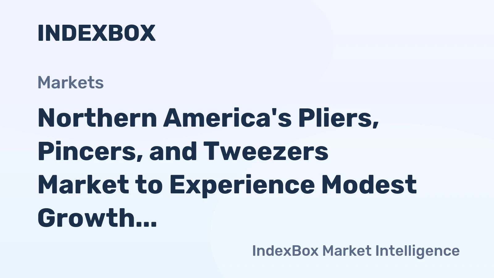 Northern America's Pliers, Pincers, and Tweezers Market to Experience Modest Growth at +0.5% CAGR from 2024 to 2035