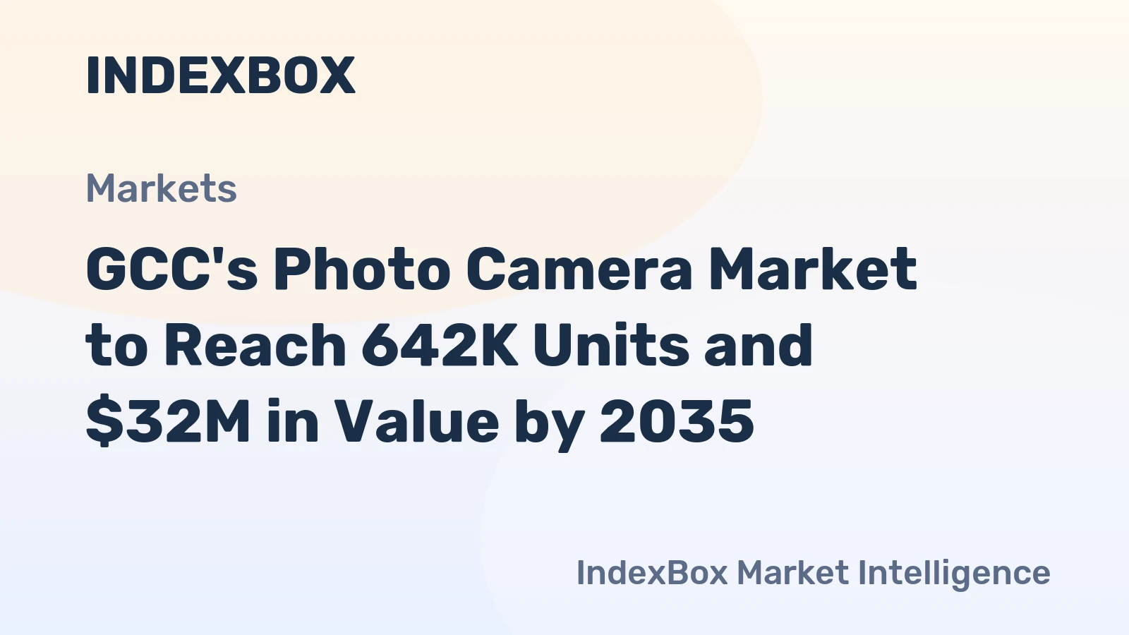 GCC's Photo Camera Market to Reach 642K Units and $32M in Value by 2035