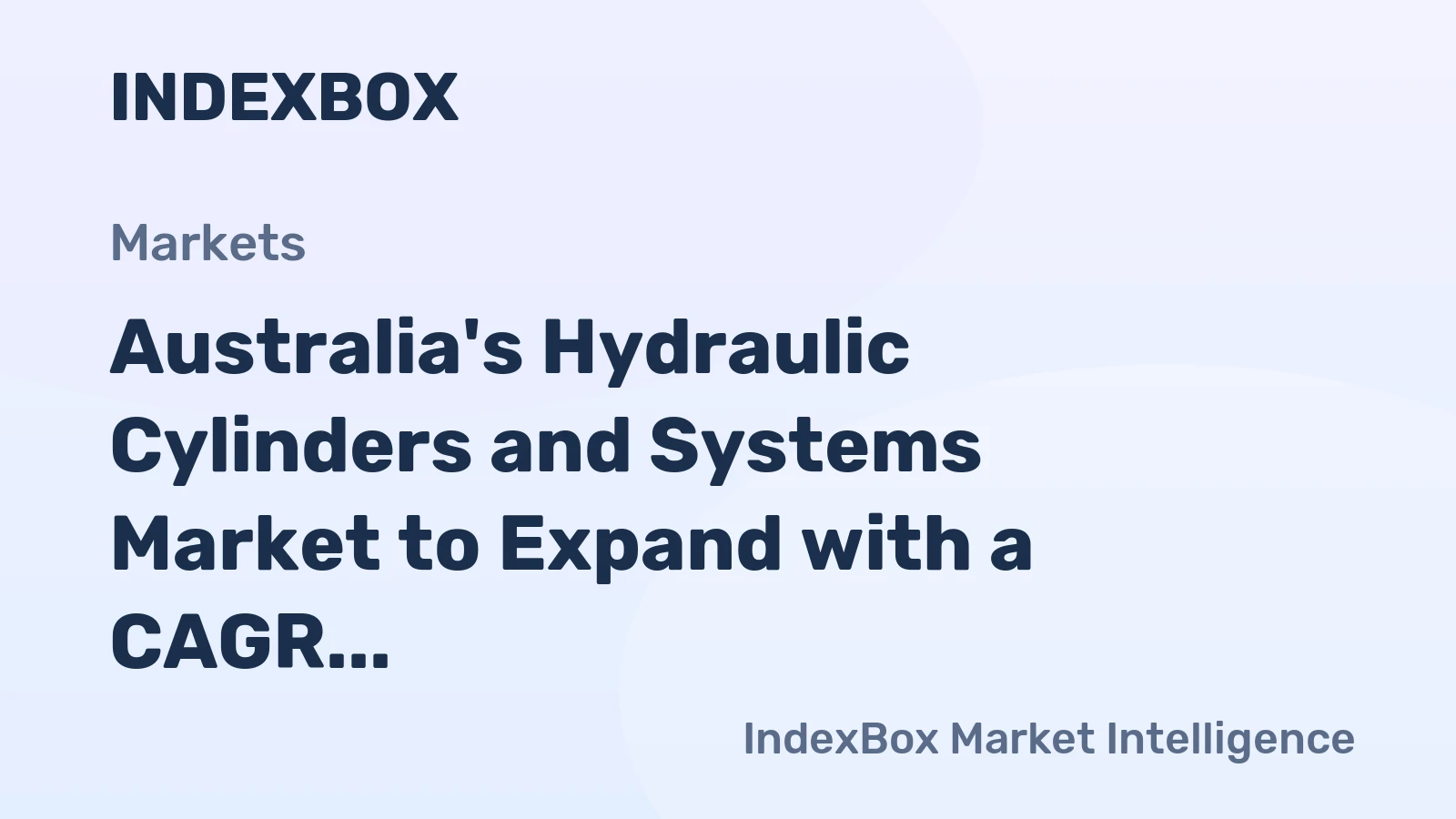 Australia's Hydraulic Cylinders and Systems Market to Expand with a CAGR of +1.2% by 2035
